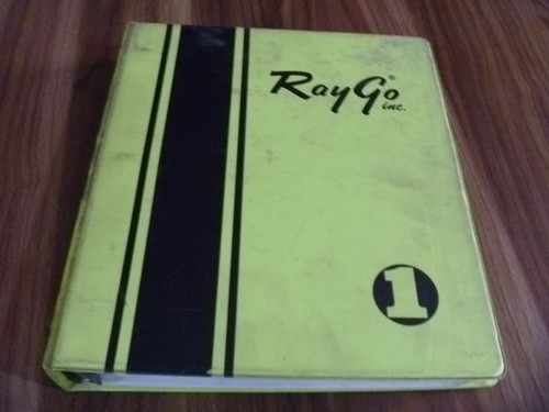 RayGo 500A Rascal Vibrating Roller Parts Catalog Operator Maintenance ...