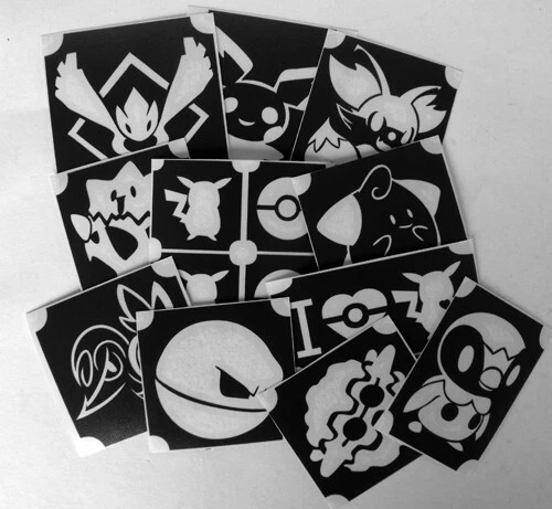 Pokemon Stencils