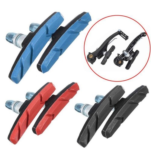 1Pair Durable Bicycle V Braking Pads Rubber Brake Pad Cycling ...