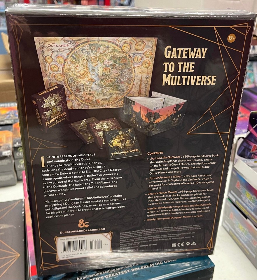 D &D 5E Planescape Adventures in the Multiverse Box Set & Alternate Art ...