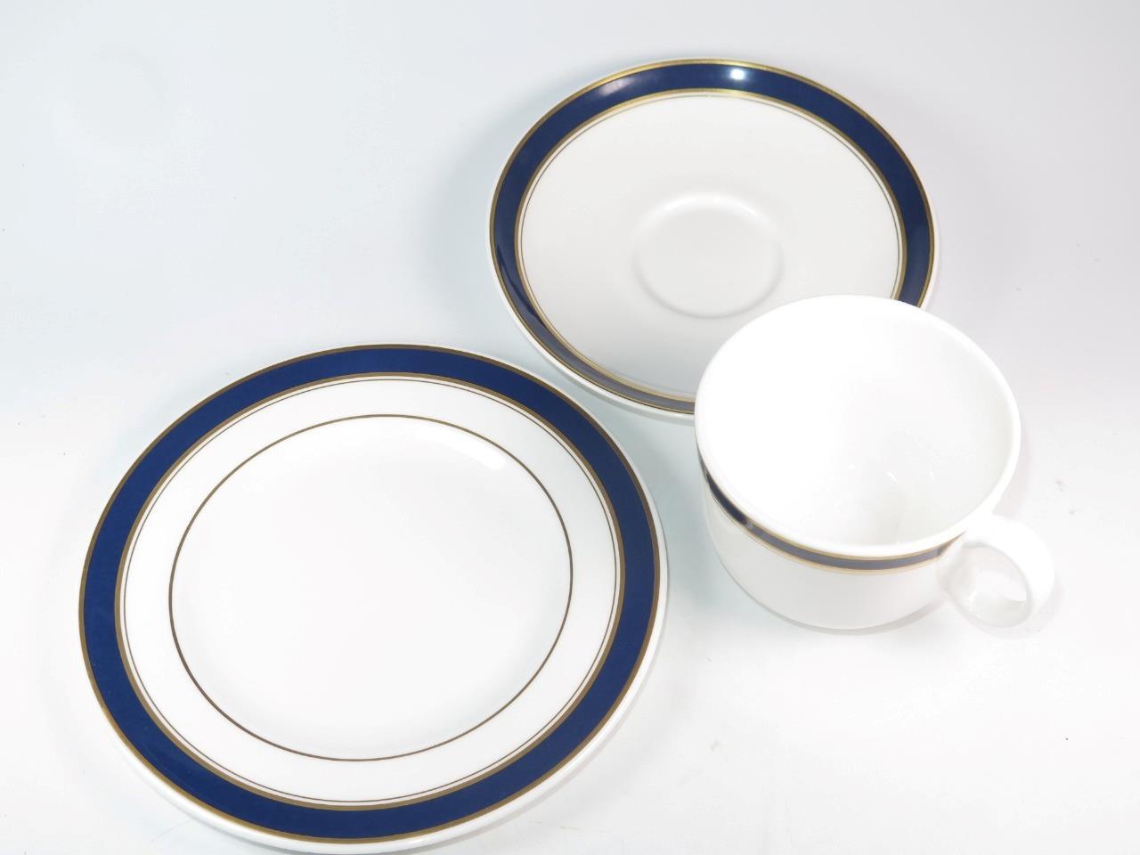 BRITISH AIRWAYS AERONAUTICA Royal Doulton Trio Cup Saucer Plate Blue ...