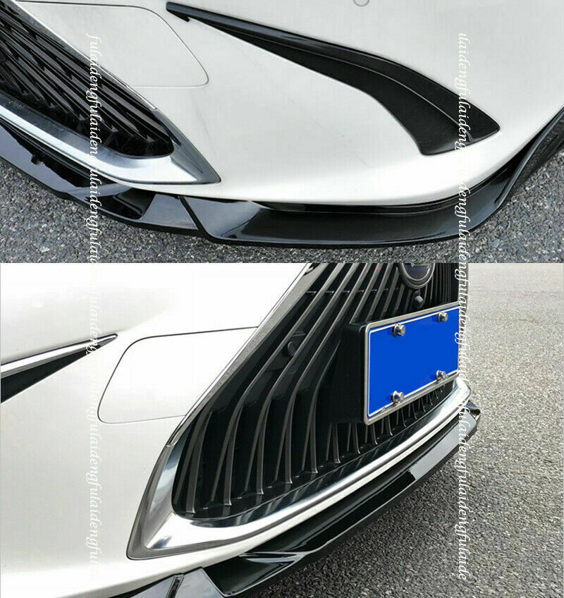 Piano Black Front Bumper Spoiler Lip Splitter For Lexus ES350/300H/250 ...