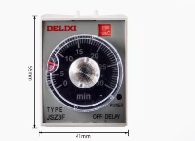 1pcs New DELIXI Power outage delay time relay JSZ3F 0-30M free shipping ...