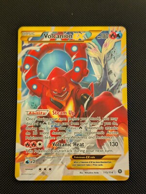 Volcanion Ex Reverse Holo-XY Steam Siege- 115/114 Pokémon TCG | eBay ...