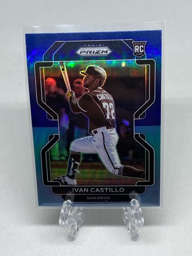 2022 Panini Prizm Baseball Ivan Castillo RC #193 Navy Blue-Carolina ...