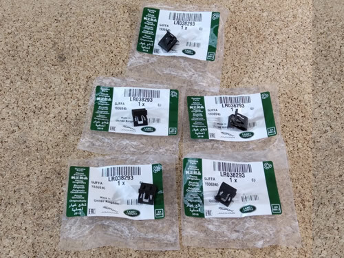 GENUINE LAND ROVER TRIM CLIP RANGE ROVER SPORT DISCOVERY SET OF 5 ...
