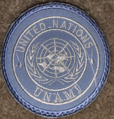 United Nations Assistance Mission for Iraq 2.5” Patch NO HOOK LOOP BACKING. | eBay