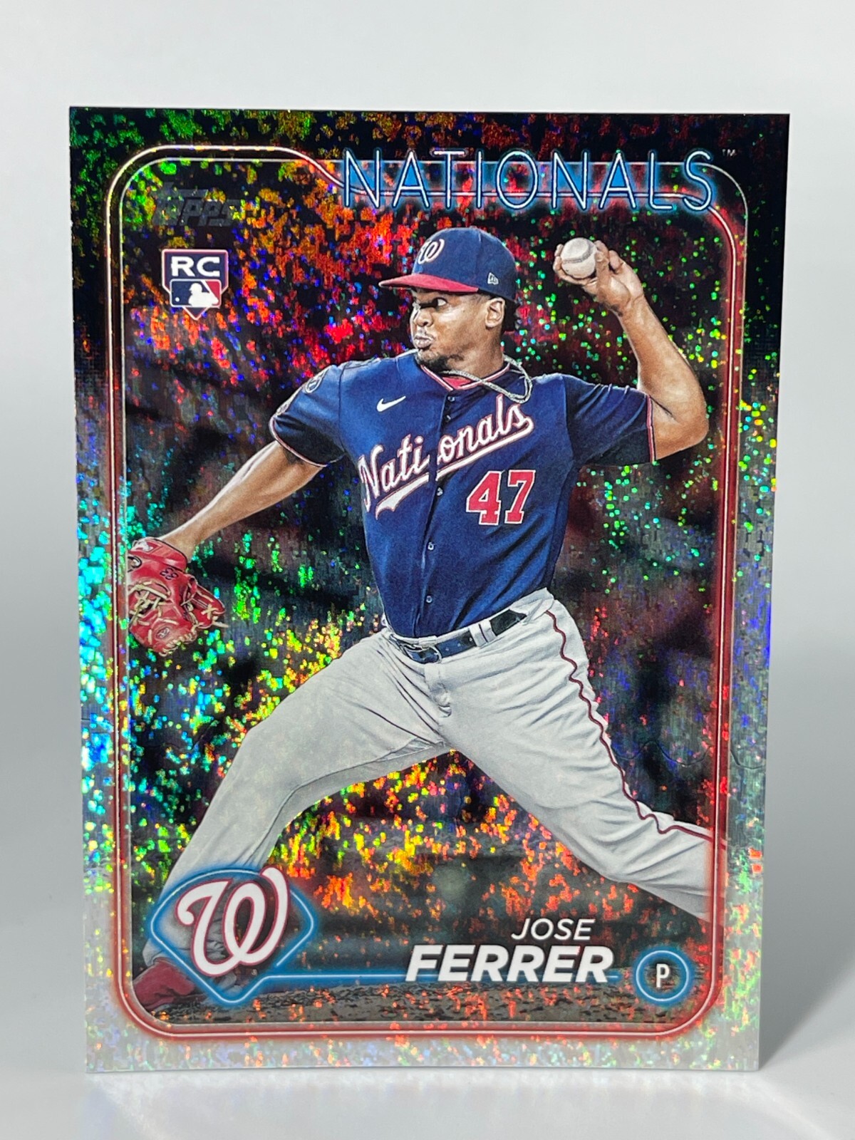 2024 Topps JOE FERRER Nationals Rookie #85 rc Hobby Foilboard 223/265 ...