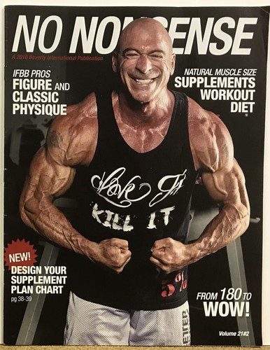 NO NONSENSE bodybuilding muscle booklet/mag 2016 Joe Corbett Volume 21 ...