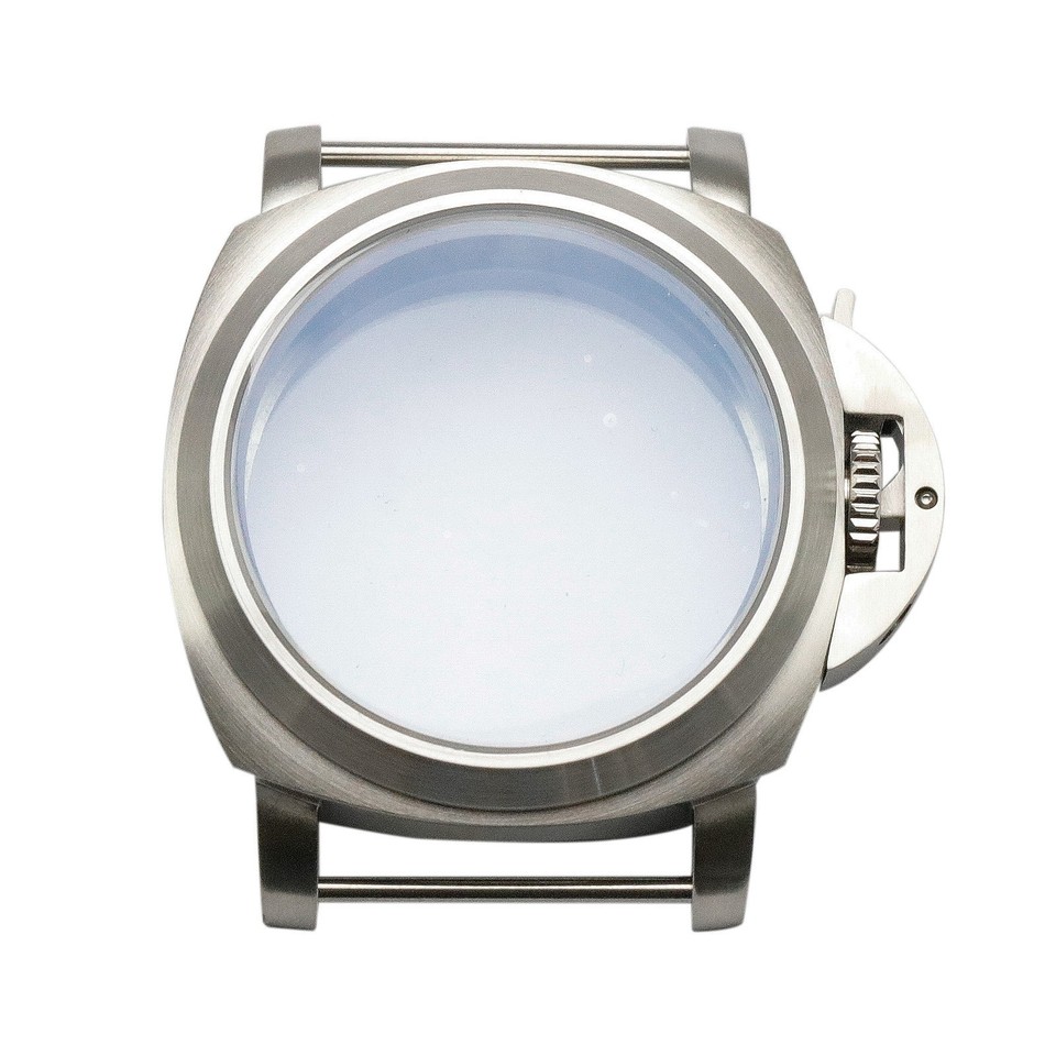 44mm Brushed Stainless Steel Watch Case for ETA 6497 6498 Tianjin ST36 ...