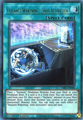 YGO DABL-EN068 UR Vaylantz Wakening - Solo Activation DABL-EN068 Yu-gi ...
