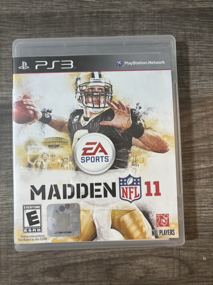 EA sports Madden 11 12 13 PS3 Game Lot Sports three Madden games (run ...