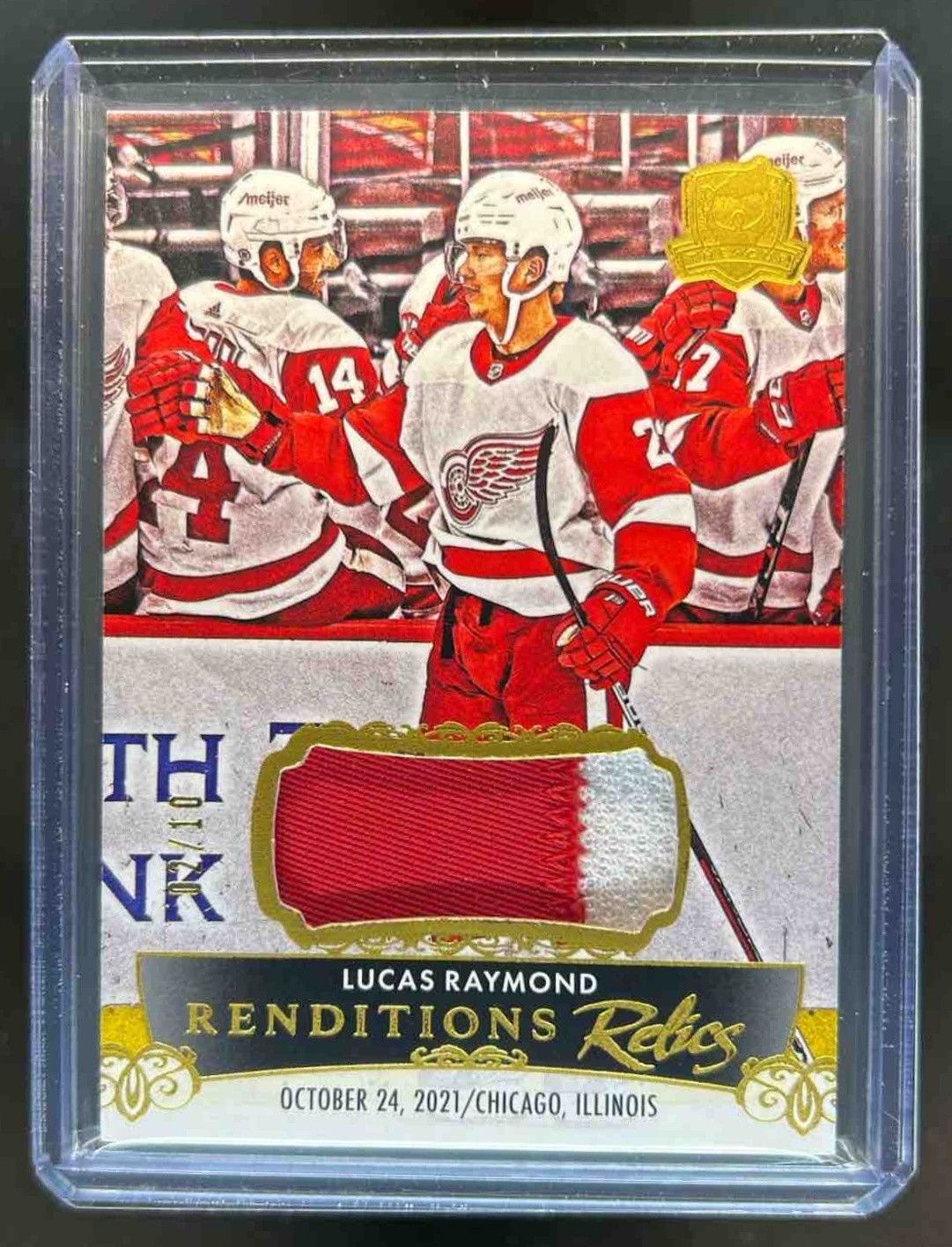 2024-25 Upper Deck The Cup Lucas Raymond Renditions Patch Premium ...