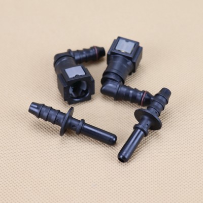 Elbow 90 Degree Nylon Fuel Line Quick Connect Release Hose 6.30mm SAE 1 ...