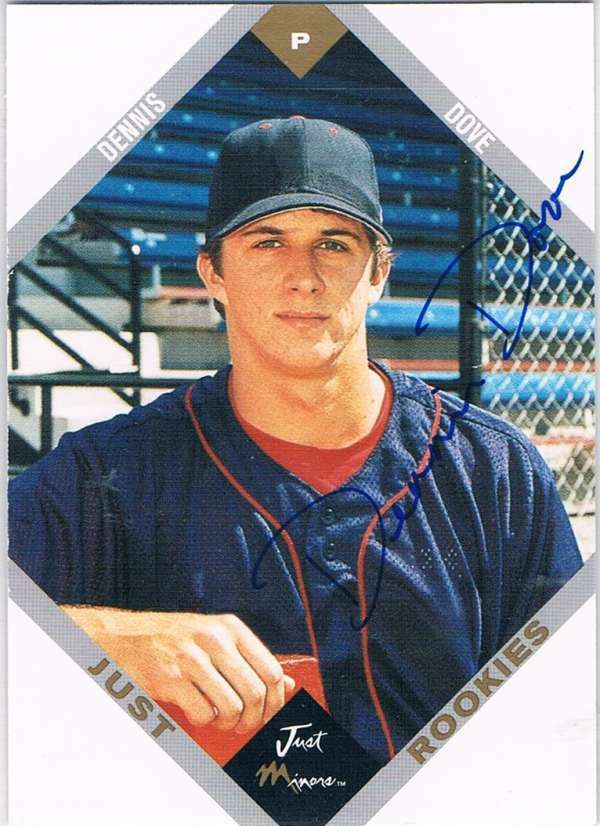 2003 Just Minors Just Rookies #15 Dennis Dove Rookie Card Auto /375 ...