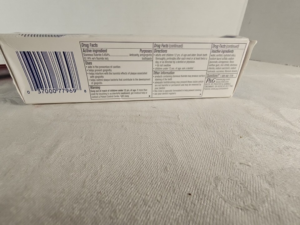 Crest Pro-Health Gum & Enamel Repair Advanced Whitening Toothpaste ...