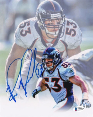 Bill Romanowski Signed Denver Broncos 8x10 Photo (Beckett Witness COA ...