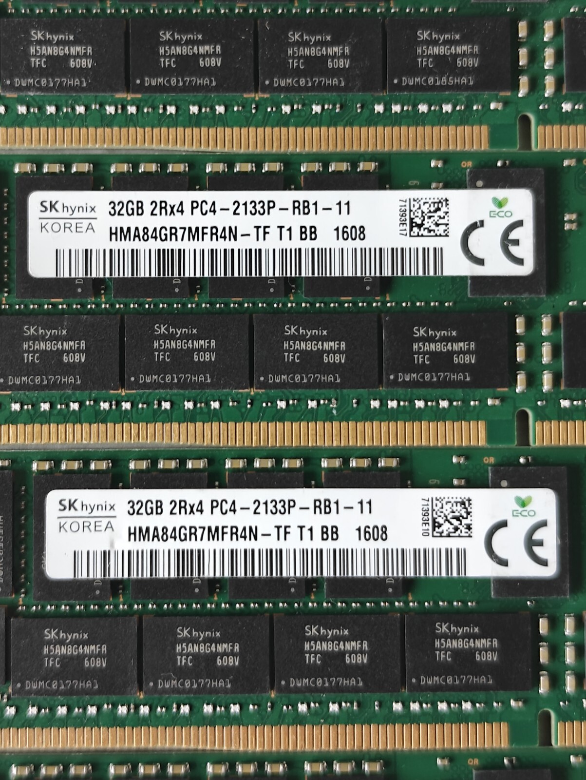 Lot 4X Hynix 32GB DDR4 SERVER RAM HMA84GR7MFR4N-VK TF T1 TOTAL 128GB | eBay