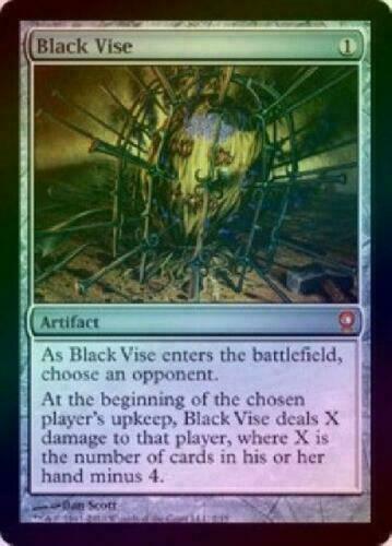 mtg magic black vise FOIL FTV from the vault ENGLISH étau de supplice ...