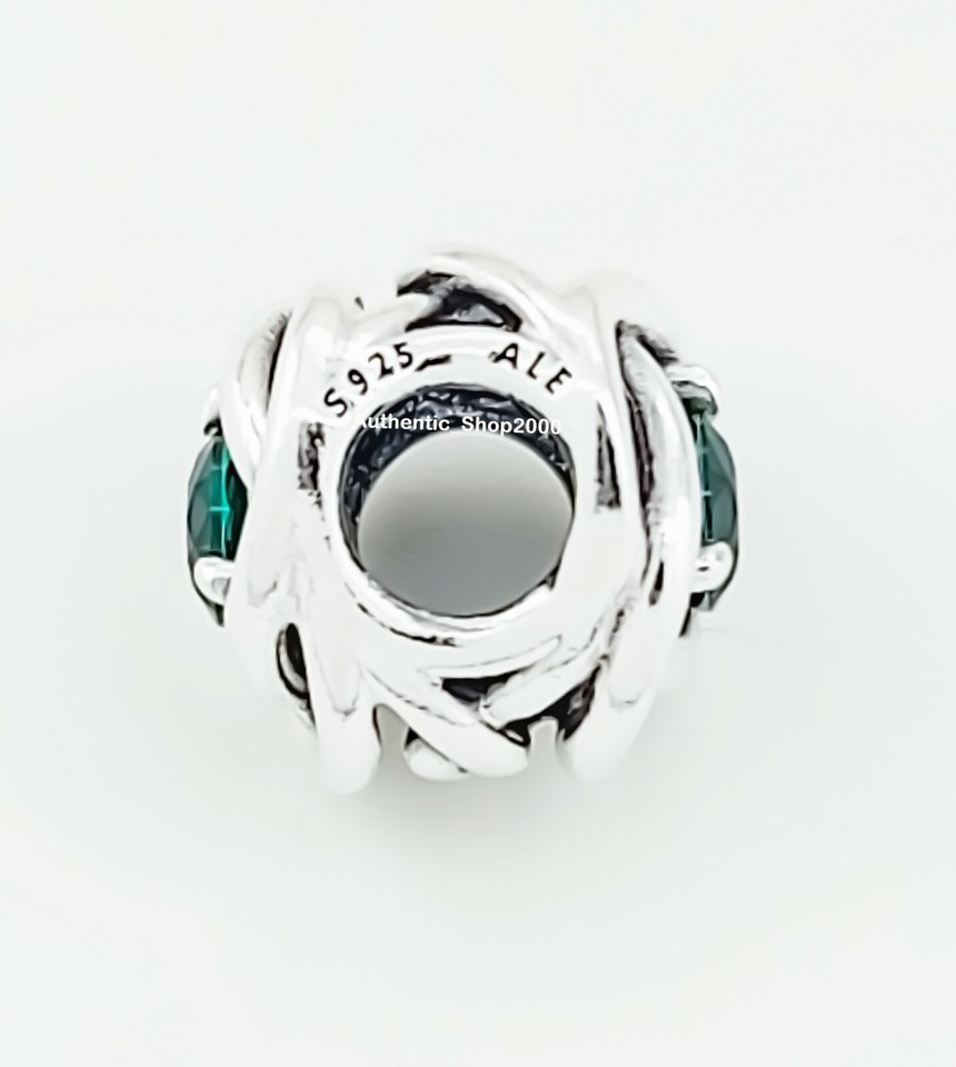 New 100% Authentic PANDORA 925 Ale May Green Eternity Circle Charm ...