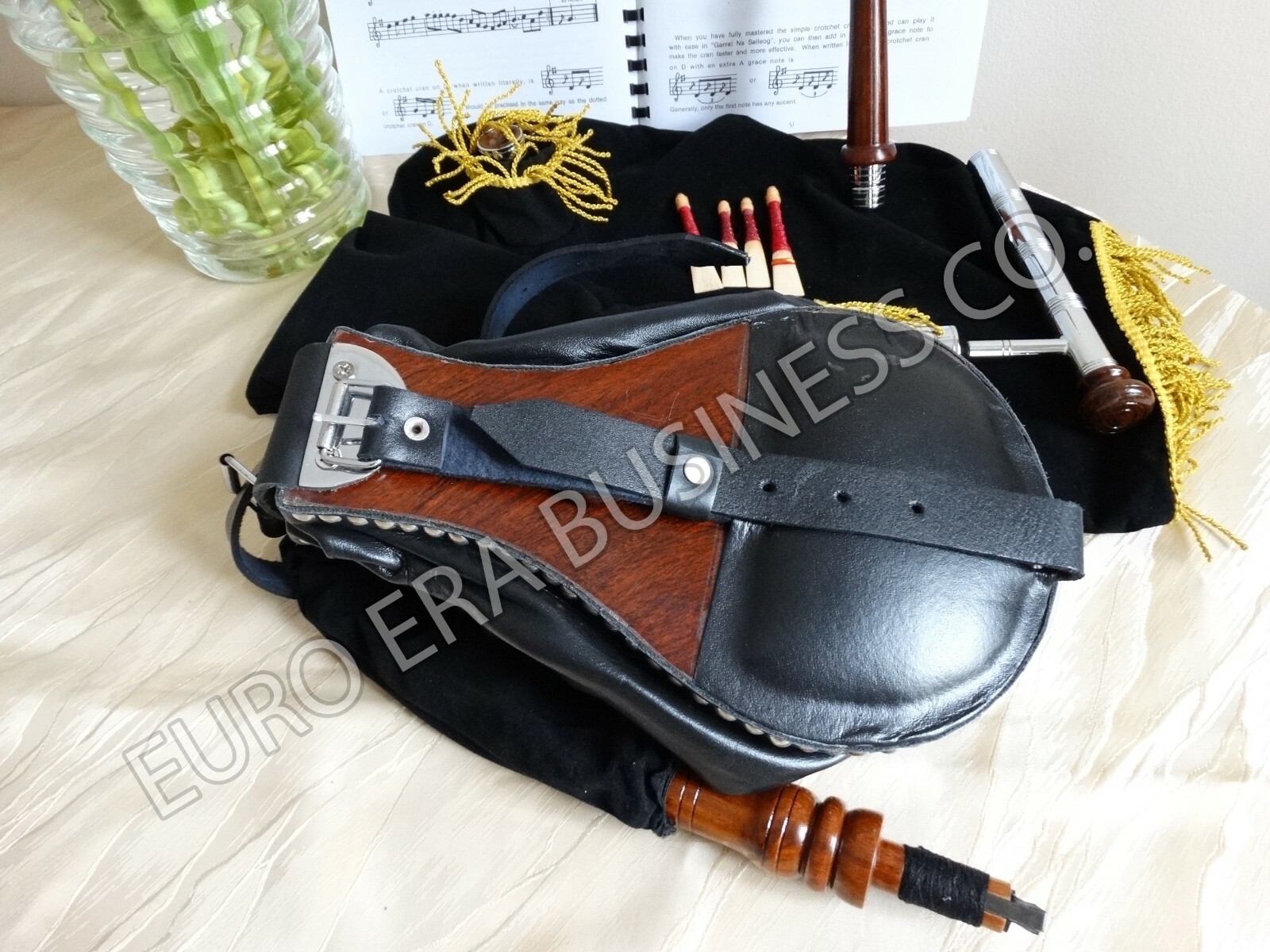 New Irish Uilleann Practice Set , Irish Uilleann Pipes ,Irish Uilleann ...