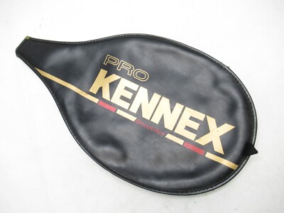 PRO KENNEX "BRONZE ACE" SINGLE ZIPPERED TENNIS RACQUET COVER W/O STRAP ...