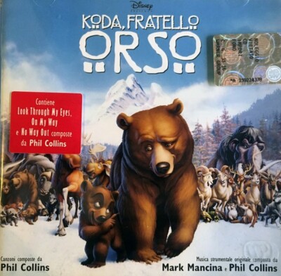 Disney's "Brother Bear" soundtrack in Italian Fratello Orso, rare OOP ...