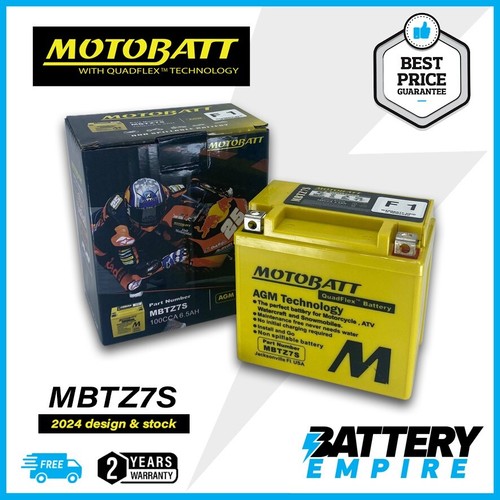 MOTOBATT MBTZ7S AGM BATTERY (Replaces YTZ7S, YTZ6S and YTX5L-BS) | eBay