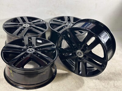 Mercedes GL450 2010-2013 19" Factory OEM Wheels Rims Set gloss black | eBay