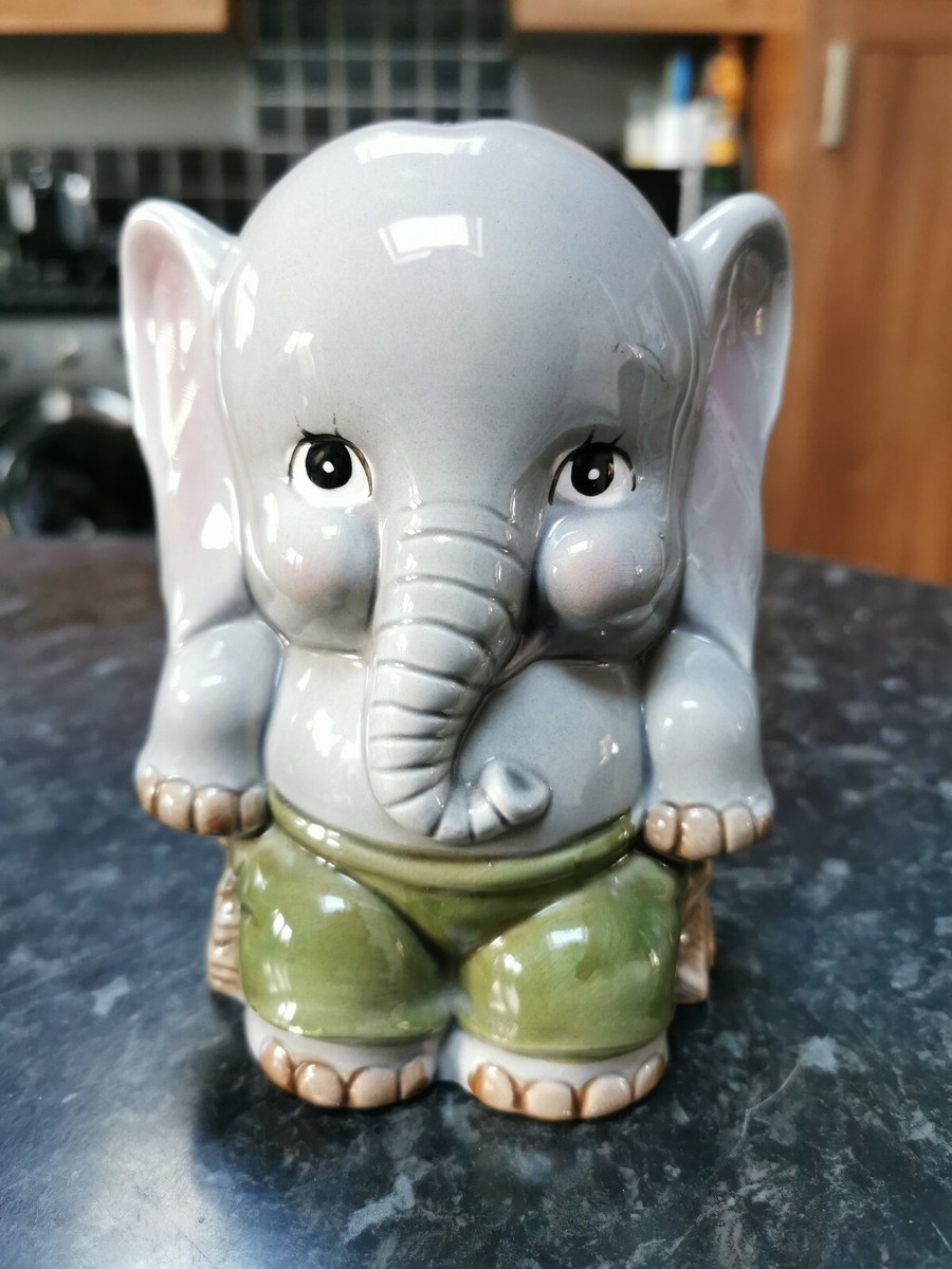 Antique Money Box Elephant