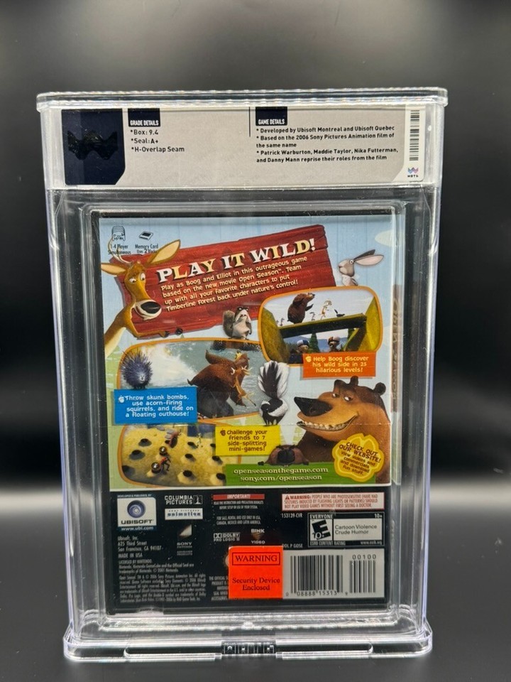 OPEN SEASON NINTENDO GAMECUBE 2006 GAME FACTORY SEALED Wata 9.4 A+ ...