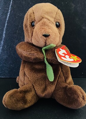 Ty Beanie Baby Babies Seaweed The Otter With Tags Style - 4080 ...