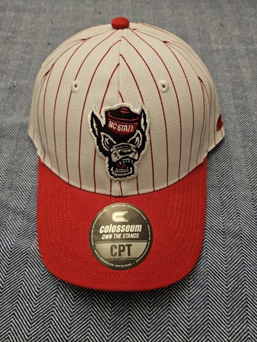 NC State Wolfpack NCSU Colosseum Tuffy Pin Stripe Snapback Baseball Cap ...