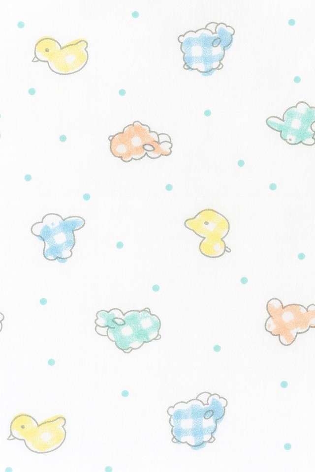 Vintage Carters Baby Blanket Ducks Bears Pastel Print 27x32 USA 70s 80s ...