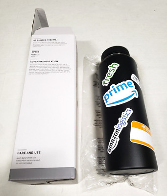 Amazon Associate AMZL h2go 40oz Black Logo Wrap Label Tumbler New VHTF ...