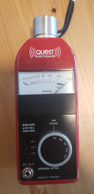 Quest Electronics Sound Level Meter Model 211A, new batteries, tested ...