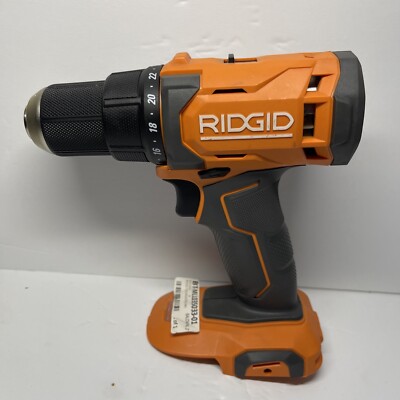 RIDGID R86001 18V Lithium-Ion Compact Drill/Driver- Orange(Tool Only ...