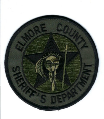 Elmore County AL Alabama Sheriff's Department Dept. SUBDUED SWAT patch ...