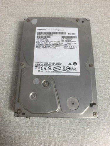 Hitachi 1TB 7200rpm HDD Disk Hard Drive SATA MAR 2009 | eBay