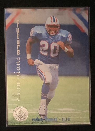 1995 SP Championship RODNEY THOMAS RC card #21 ~ Houston Oilers ...