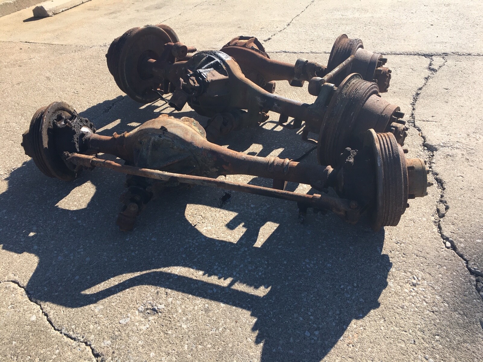 CCKW DUKW G508 G501 Front and 2 Rear Axles, 1 Set, Used | eBay