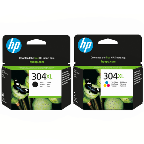 Original HP 304 & 304XL Black / Colour Ink Cartridges for HP Deskjet ...