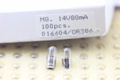 2x BAY 2 PC BULB 14V 80mA(15 x 5.8mm) BULB BULB RADIO DIAL BULBS. RC30 ...