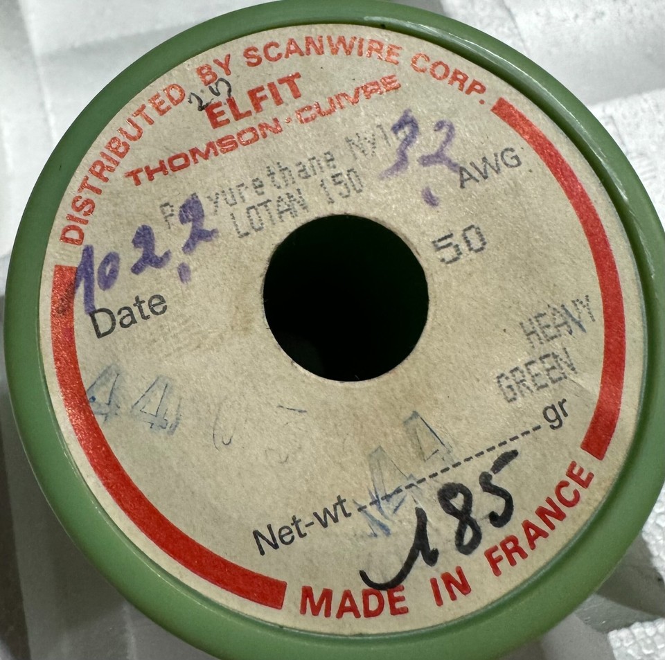 50 AWG HPN 155C (ULTRA FINE) COPPER MAGNET WIRE, GREEEN | eBay