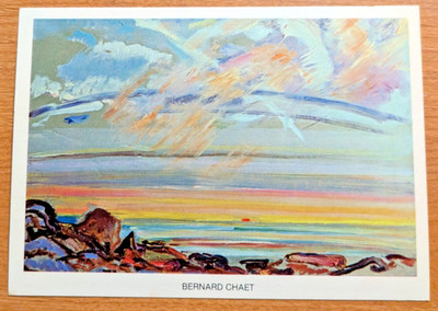 Bernard Chaet postcard 1984 gallery exhibition Marilyn Pearl NYC | eBay