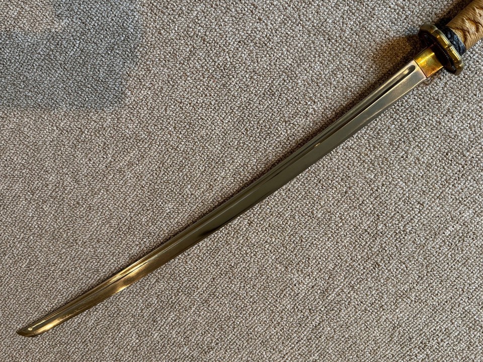 Japanese IJA WWII Type 95 NCO Shin Gunto Sword Katana with Matching ...