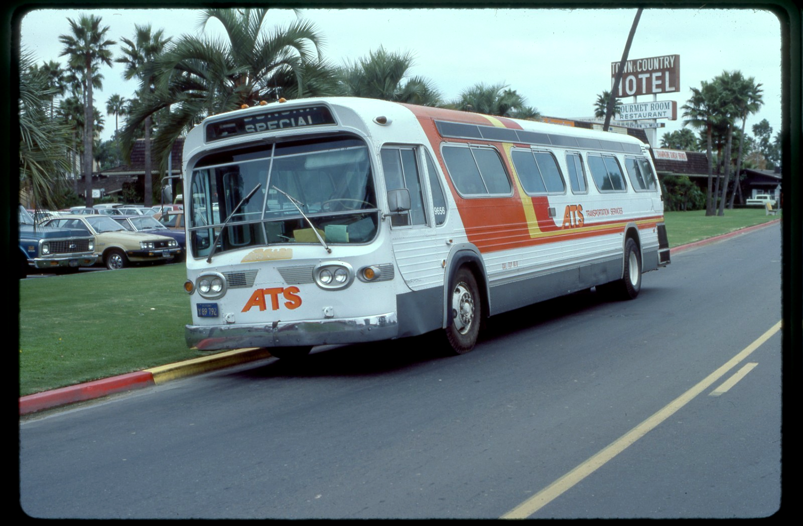 ATS Transportation (CA) original bus slide # 9656 taken 1983 | eBay
