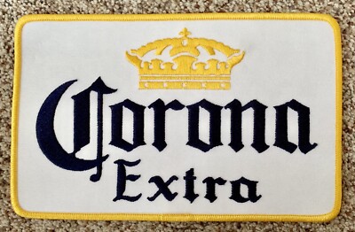 National Emblem CORONA EXTRA Brewery PATCH Sew On 8"X5" Back Patch | eBay