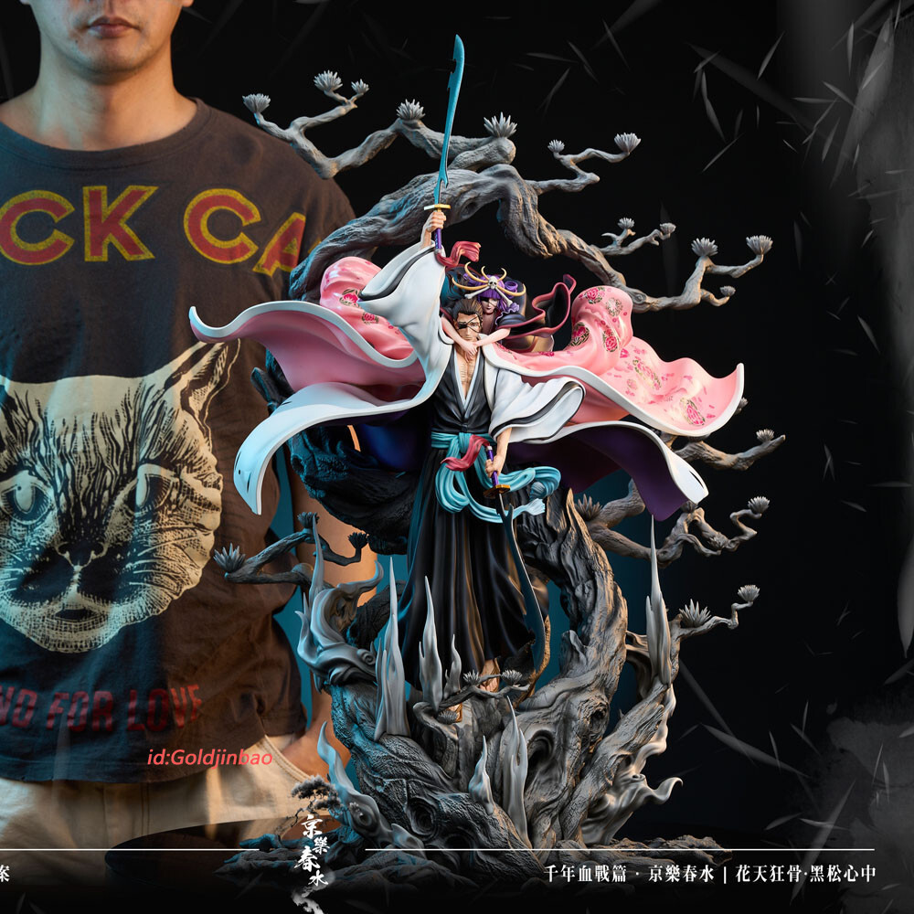 YM Studio Bleach Kyoraku Shunsui Resin Statue Pre-order H62cm 1/6 Scale ...