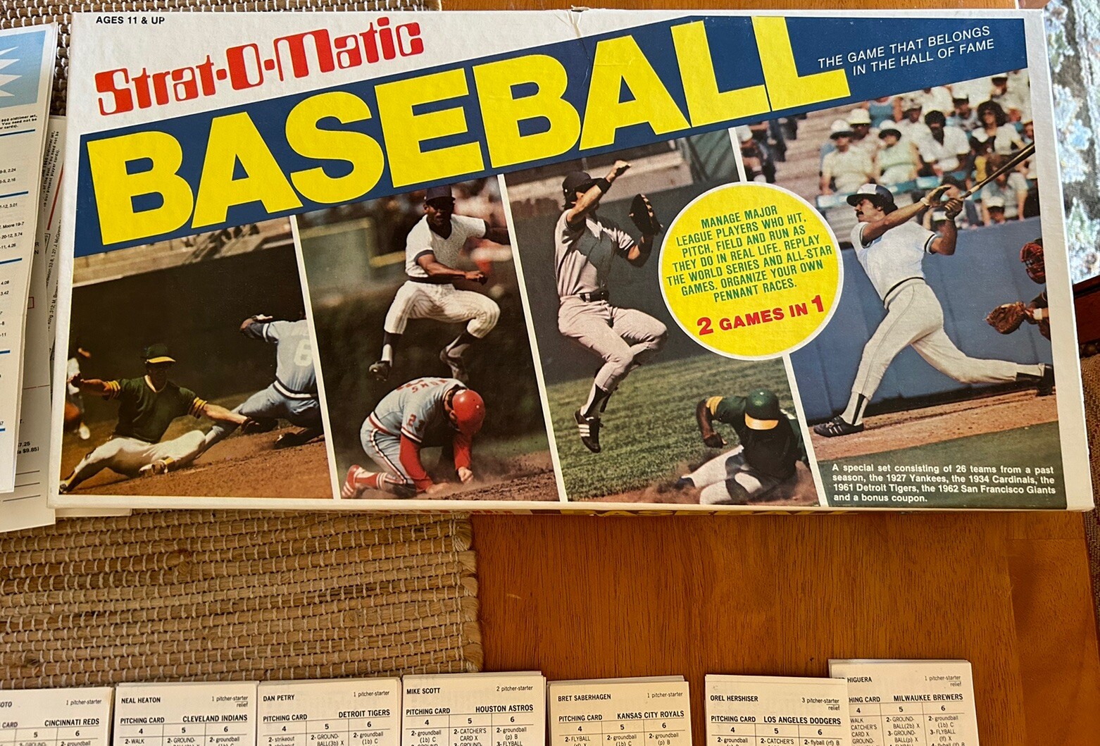 Strat-O-Matic Baseball Board Game w 1983 1984 (6) 1985 Team Season ...